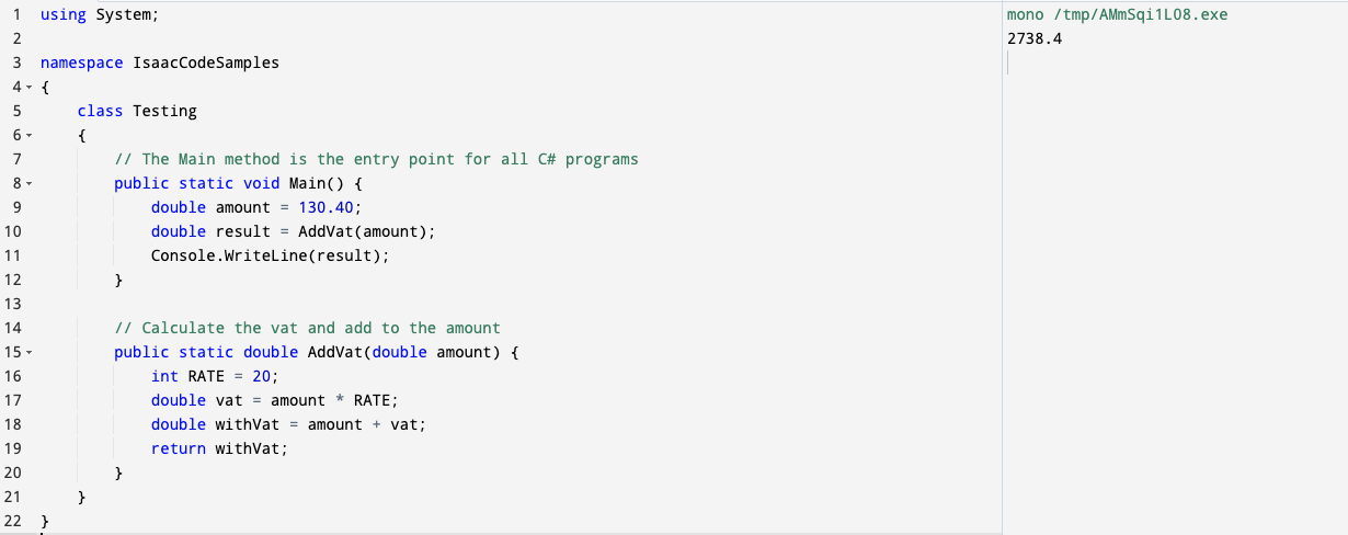 Isaac Computer Science